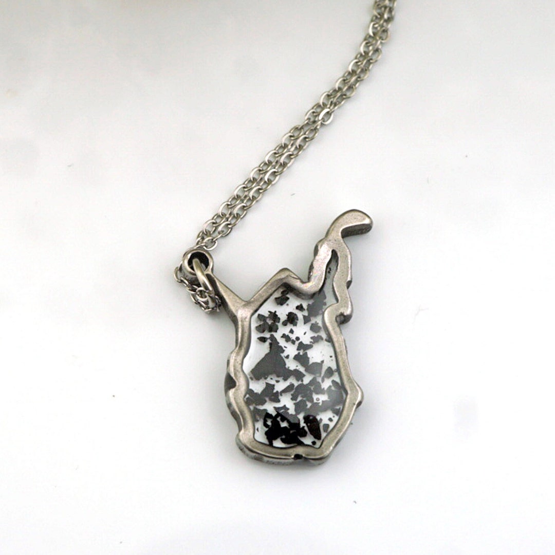 Small West Virginia Pendant Necklace, WV Botanical, Botanical Jewelry ...