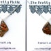 Painted Lady Butterfly Wing, Small Wing, Real Butterfly Wing Necklace ...