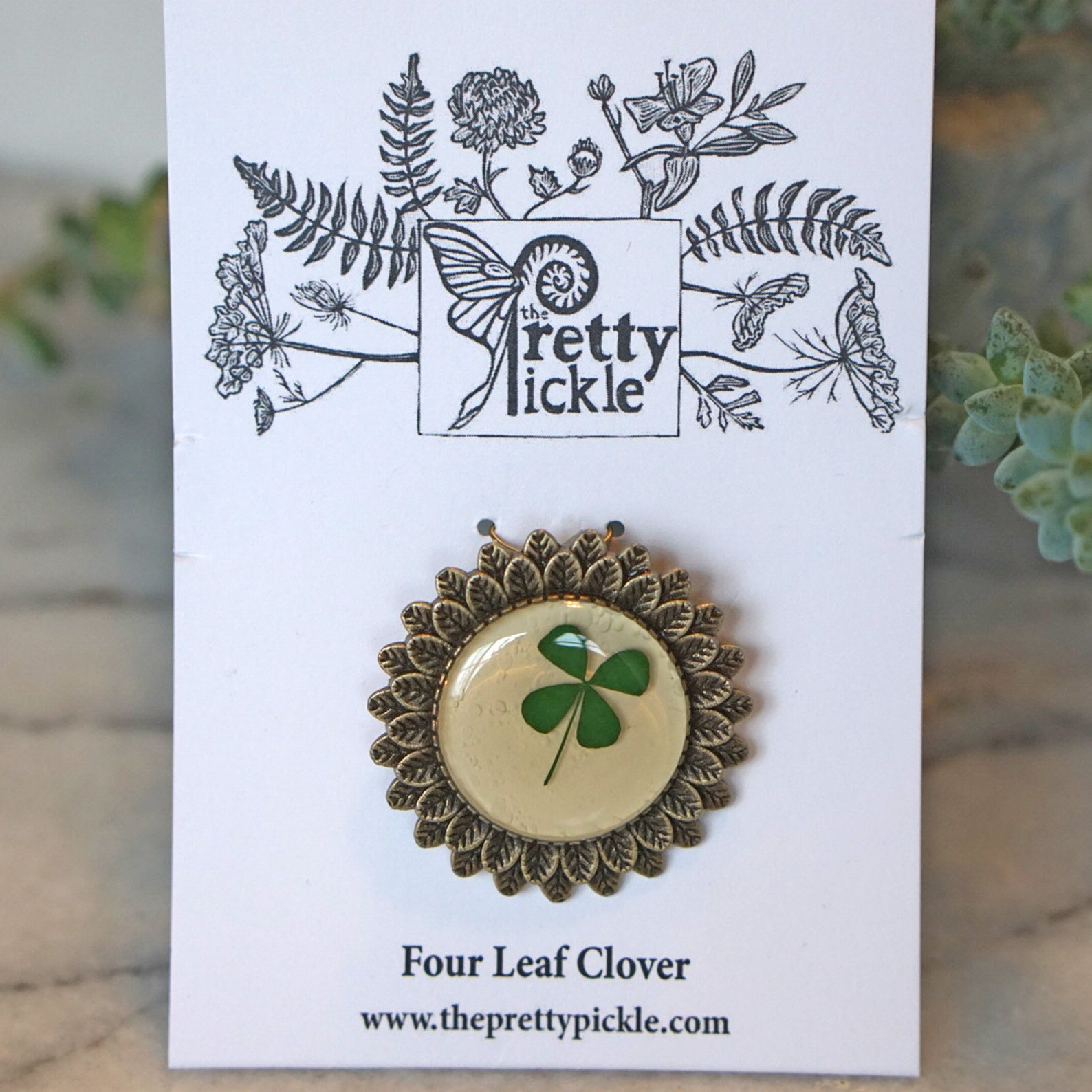 Botanical Brooch Real Pressed Flower Pin Lapel Pin Broach - Etsy