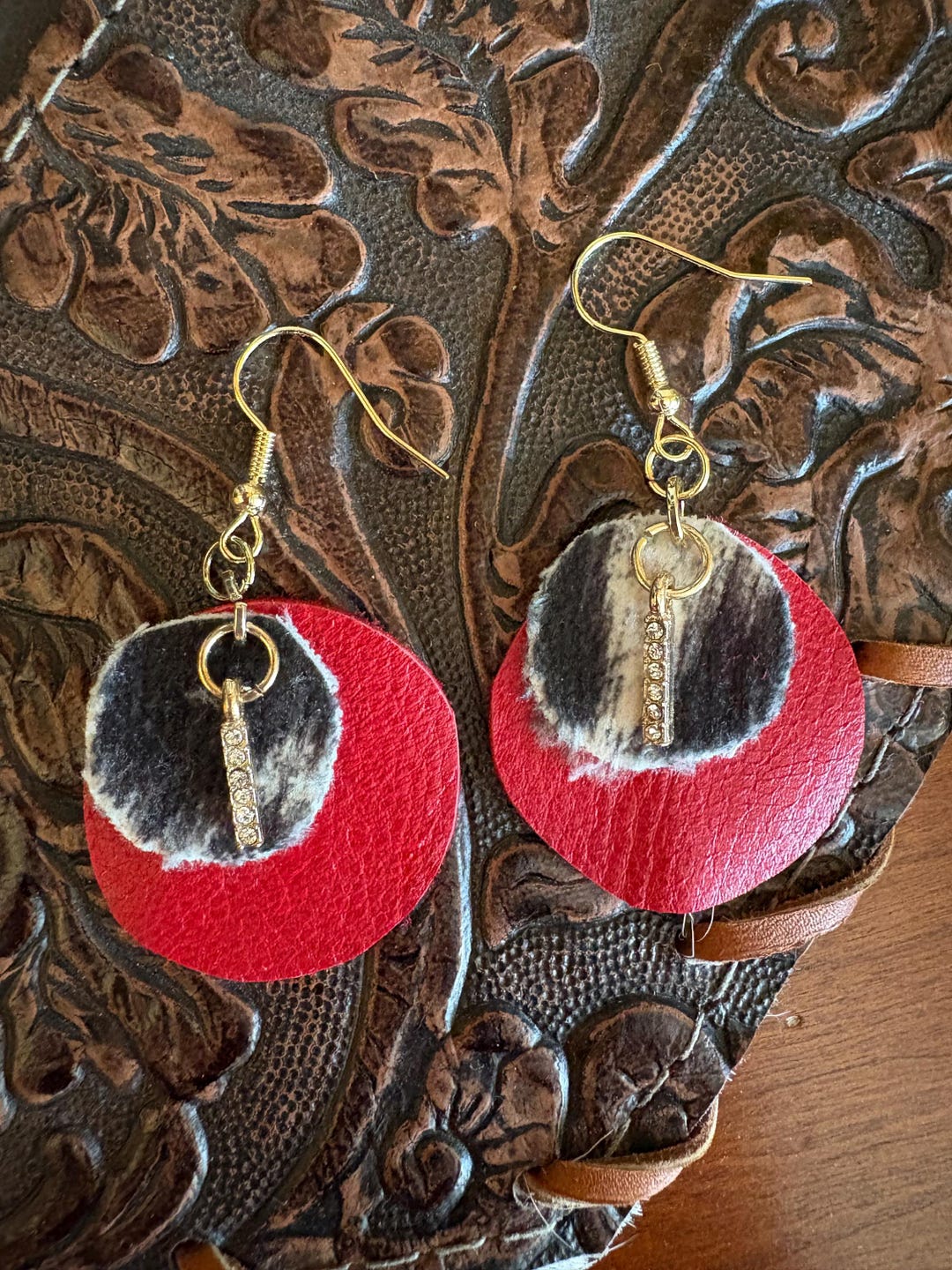 Cheyenne: Handmade Western Style Drop Earrings. - Etsy