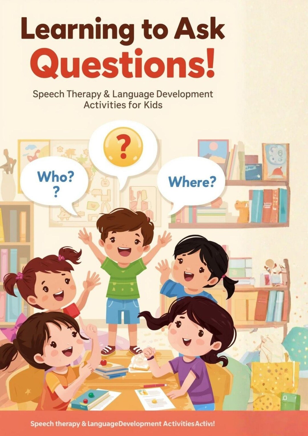 WH Questions Speech Therapy Worksheets | Language Development (PDF) - Etsy