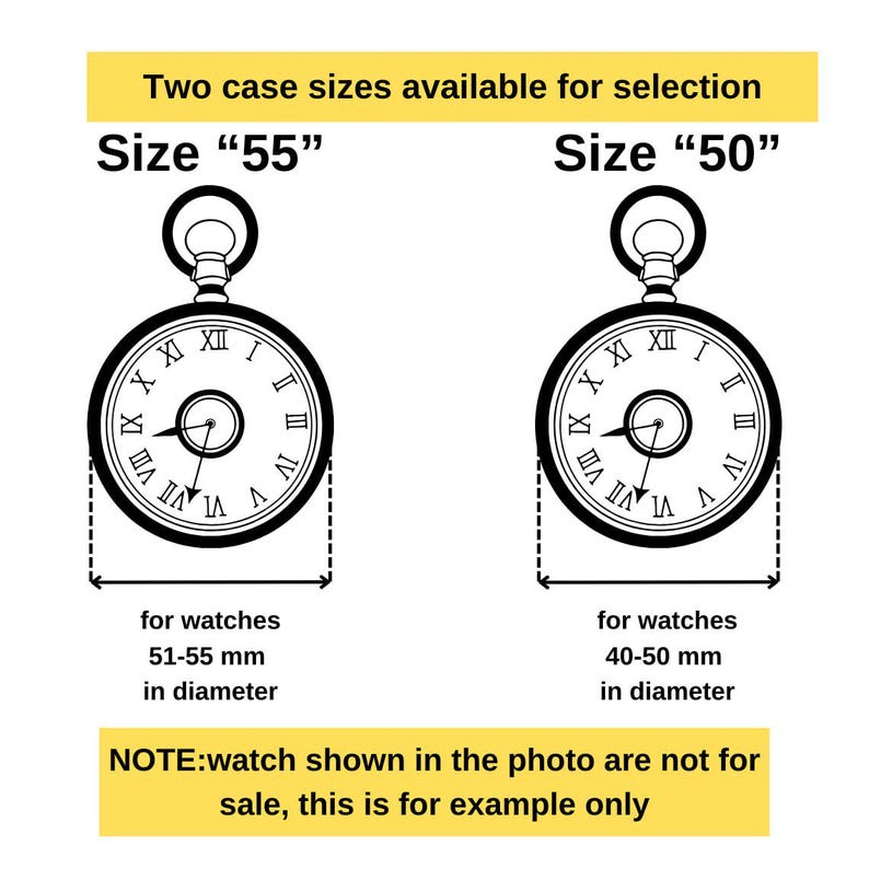 Pocket Watch Case - Etsy