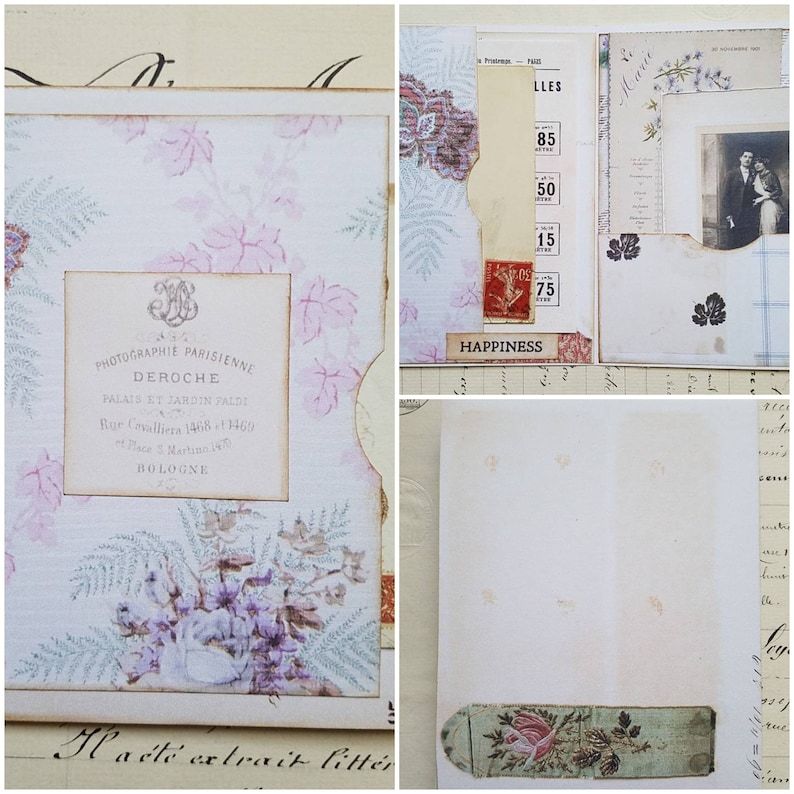 Printables - A French Collage Sheet, a French Textile Sheet and Three ...