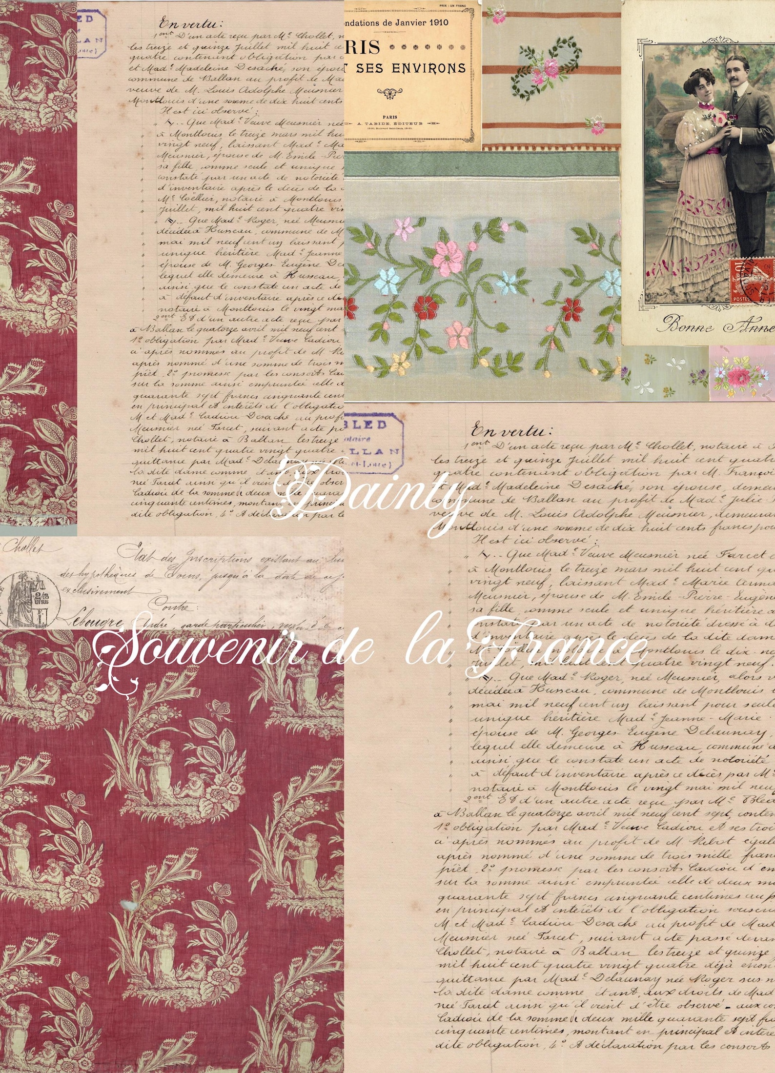 DAINTY - A Ten Page Digital - French Journal - US Letter Size ...