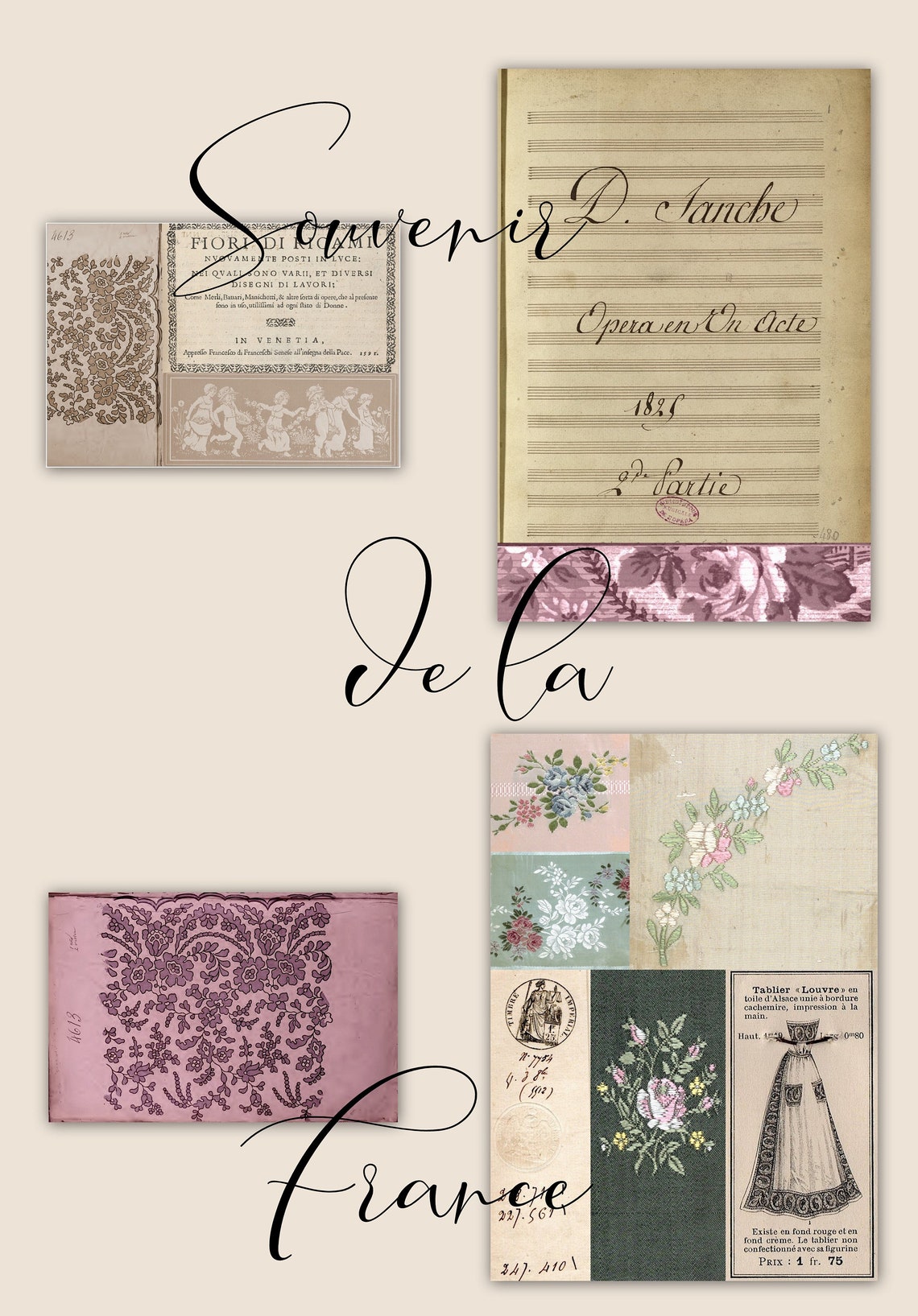DAINTY A Ten Page Digital French Journal Pack Including - Etsy