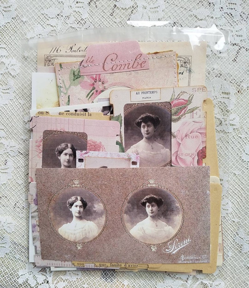 French Ephemera and Notebook Printables Please Read - Etsy