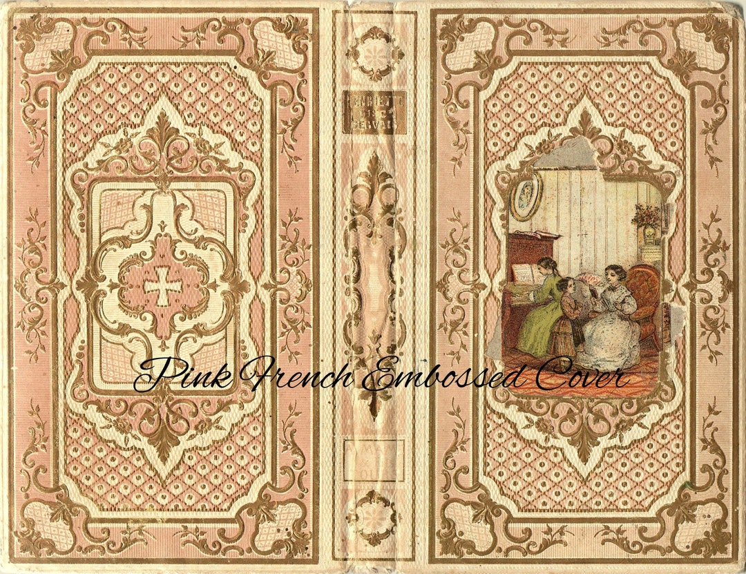 Antique French Faux Book Cover From 1869 Henriette De - Etsy