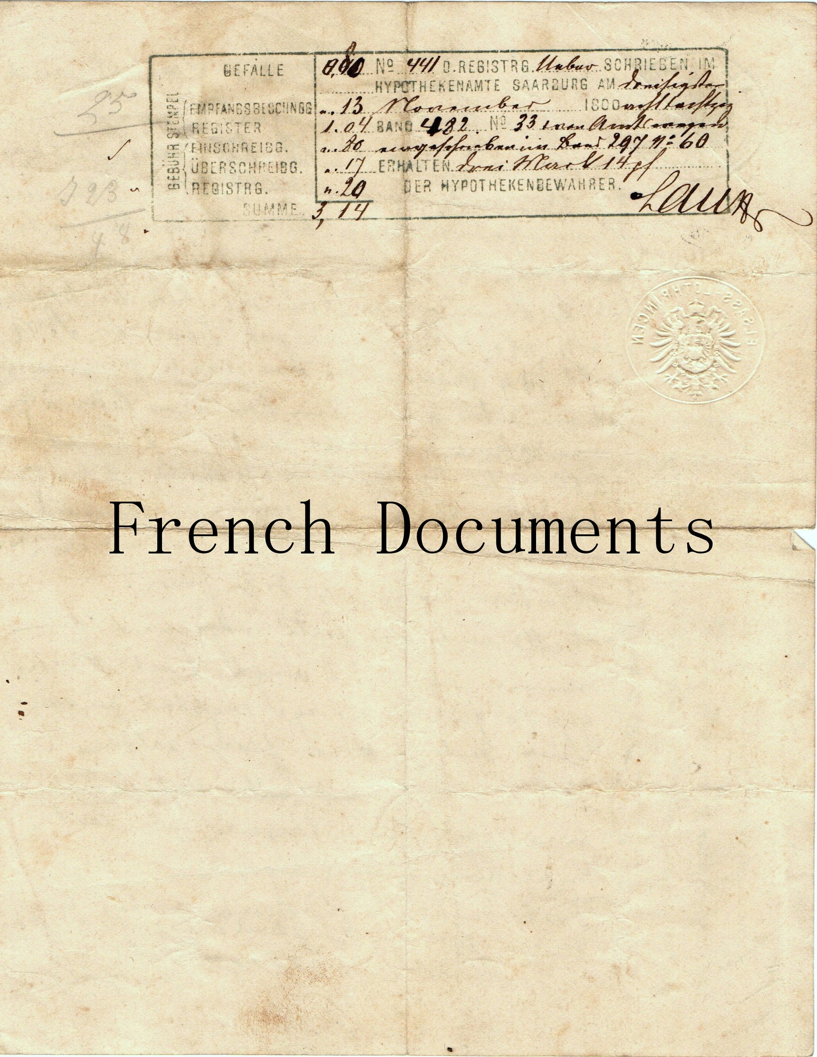 French Documents Set 3 - US Letter Size - Etsy