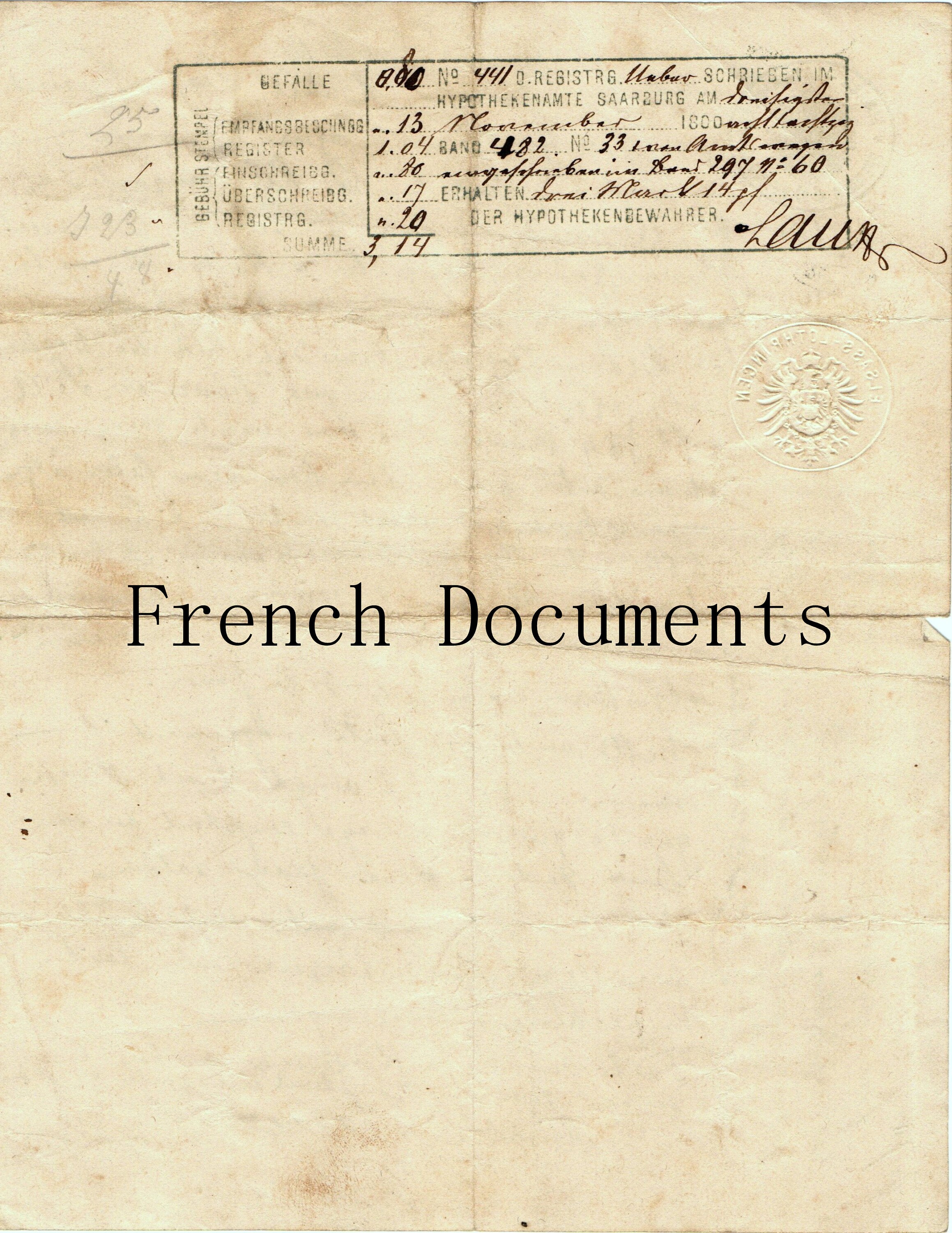 French Documents Set 3 - US Letter Size - Etsy