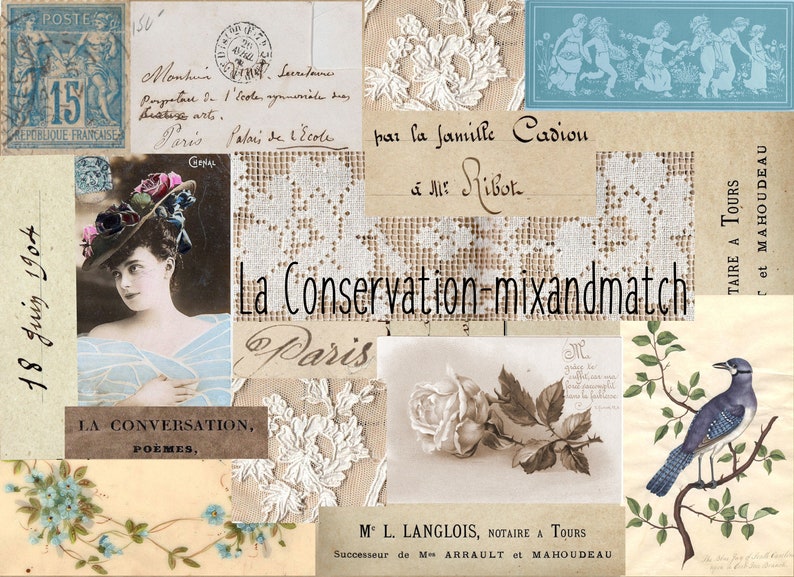 La Conversation French Digital Journal Pack | Etsy