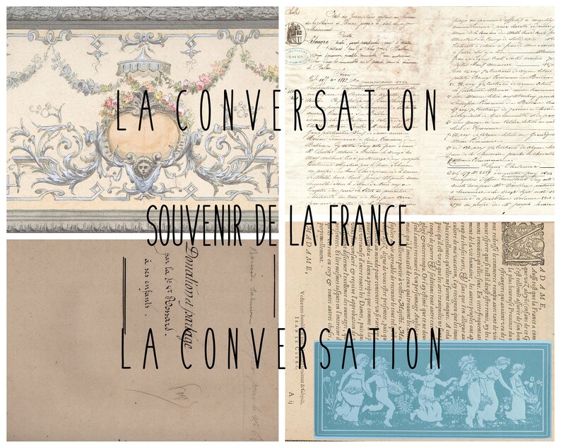 La Conversation French Digital Journal Pack | Etsy