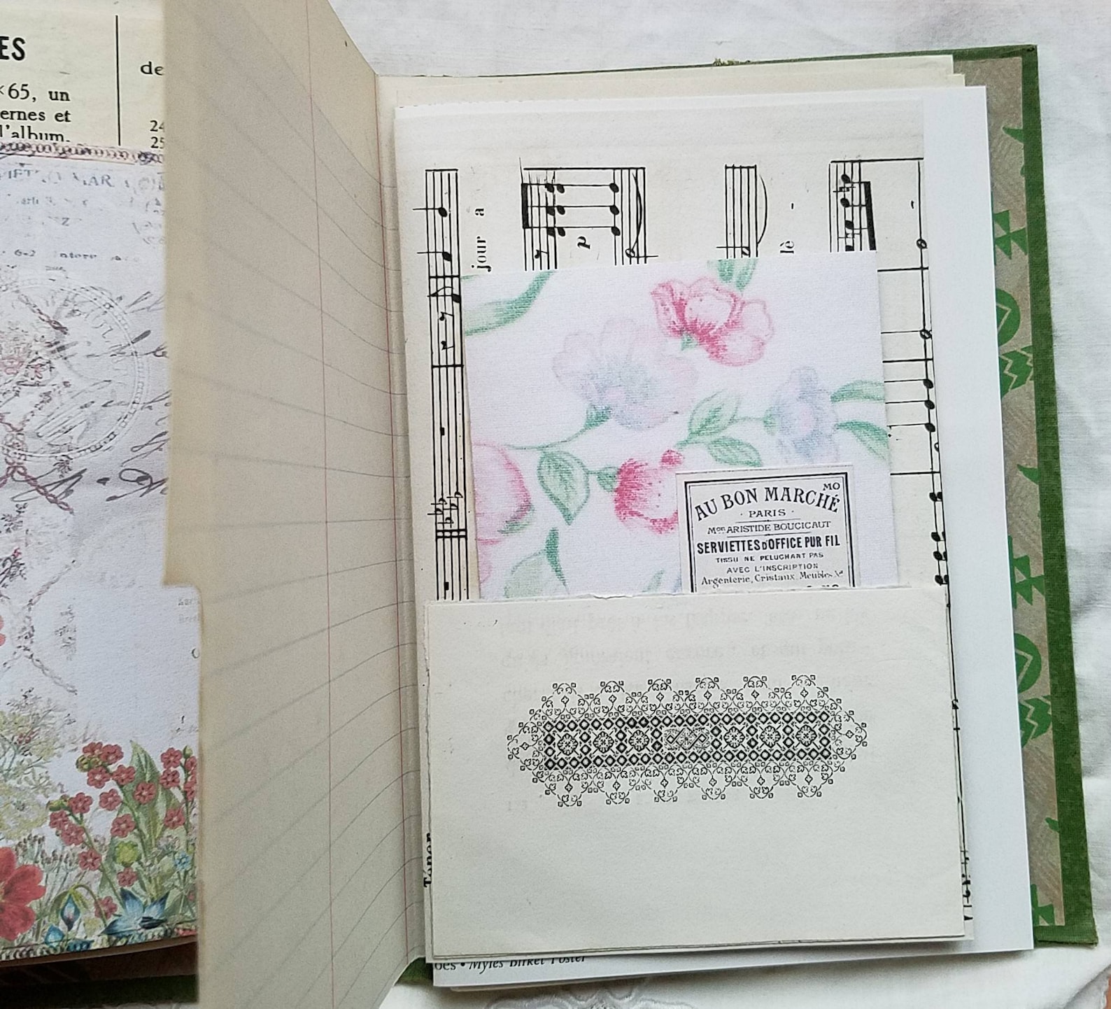 Five French Printable Collage Sheets - Landscape Format - Etsy