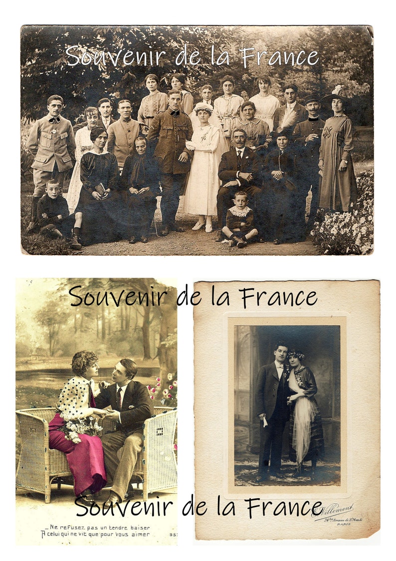 French Ephemera and Notebook Printables- Please Read Description! - Etsy
