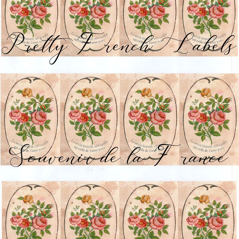French Labels - Etsy