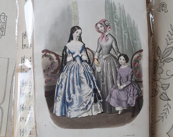 French Book Page Pack From Many Different Books in All Sizes and ...