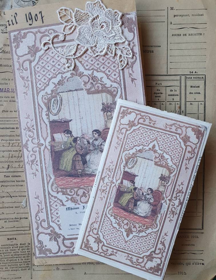 Antique French Faux Book Cover From 1869 - Title: Henriette De Saint ...