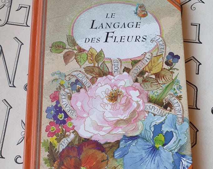 French Floral Book Cover - Size Approx 8 1/4" X 5 1/2" - Perfect ...