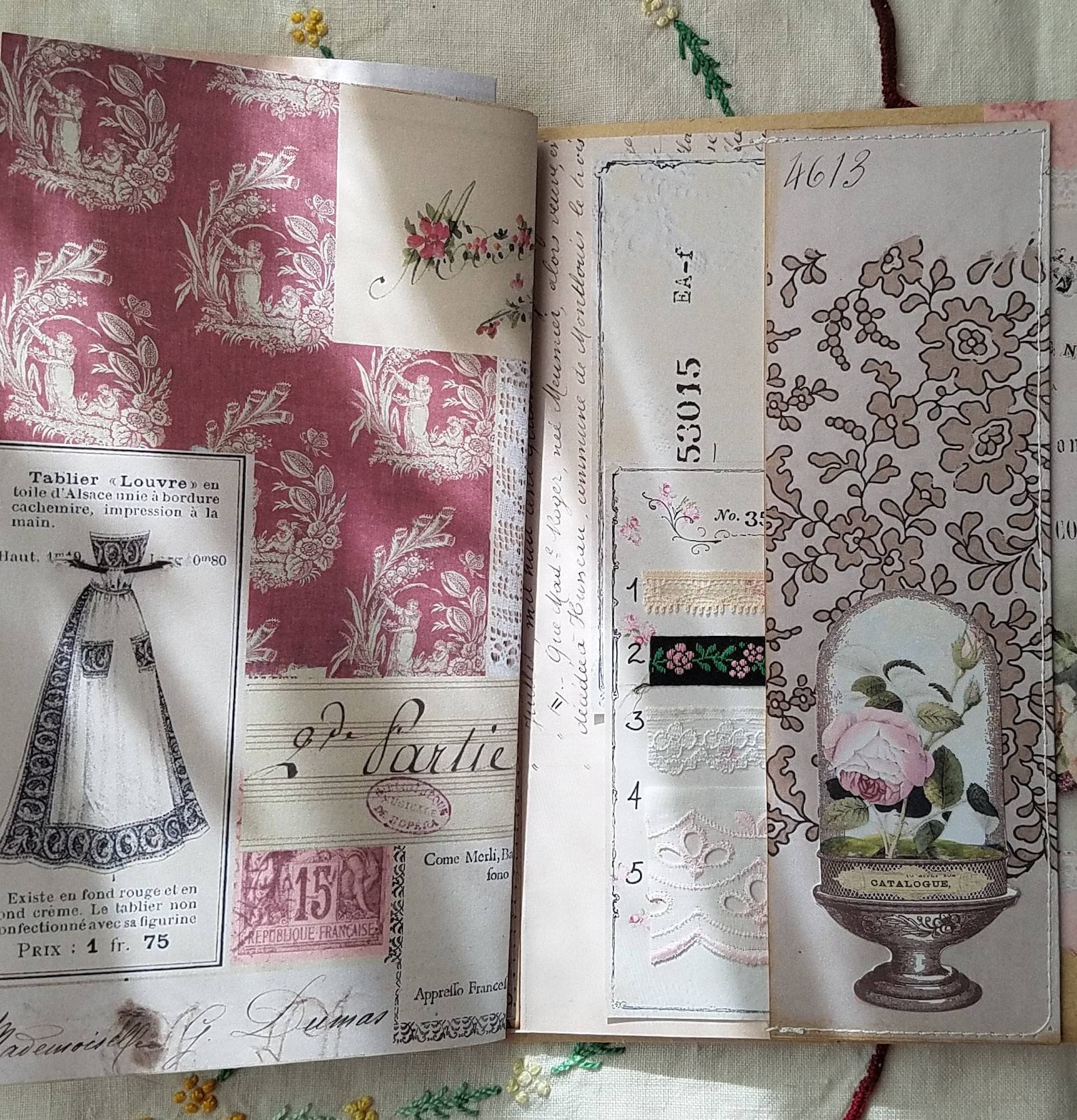 DAINTY A Ten Page Digital French Journal Pack Including - Etsy