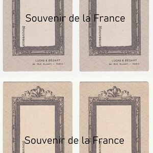 French Vintage Decorative Frame Printables | Etsy