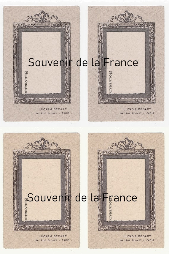 French Vintage Decorative Frame Printables | Etsy