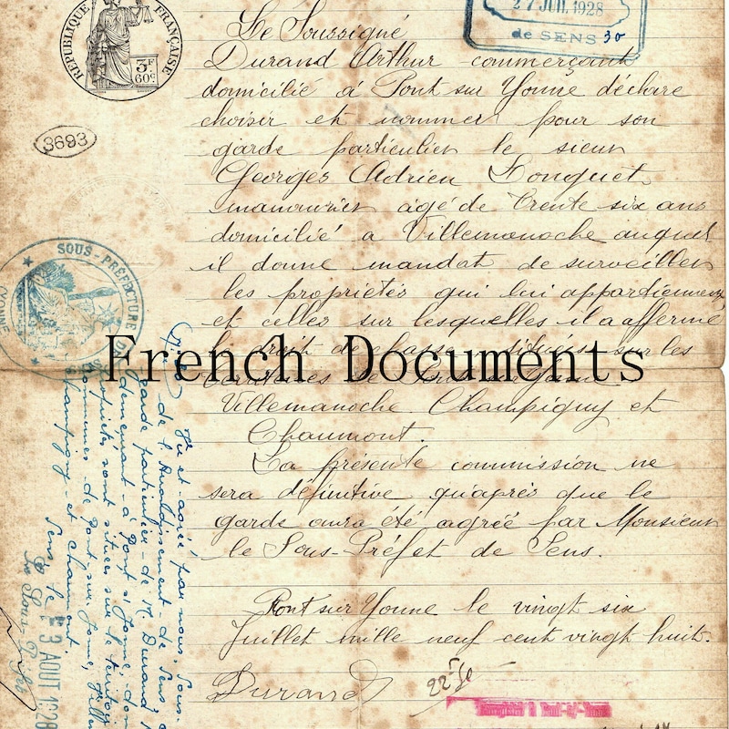 French Script - Etsy