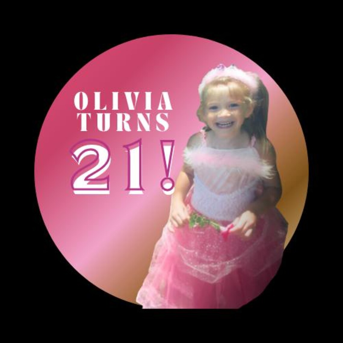 21st Birthday Sticker Design FOR DOWNLOAD!!! - Etsy