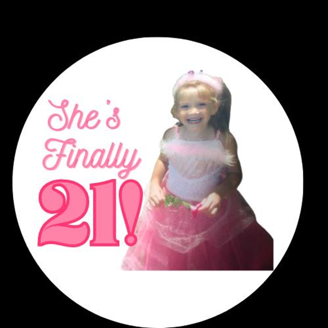 21st Birthday Sticker Design FOR DOWNLOAD!!! - Etsy