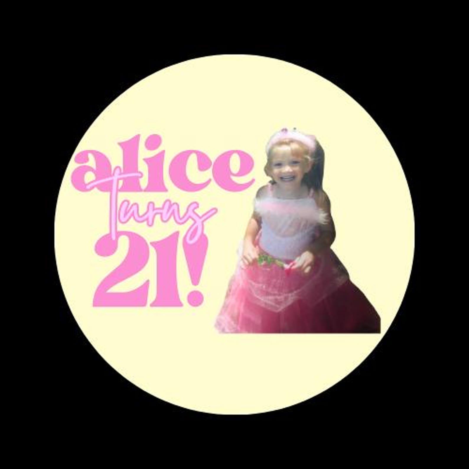 21st Birthday Sticker Design FOR DOWNLOAD!!! - Etsy