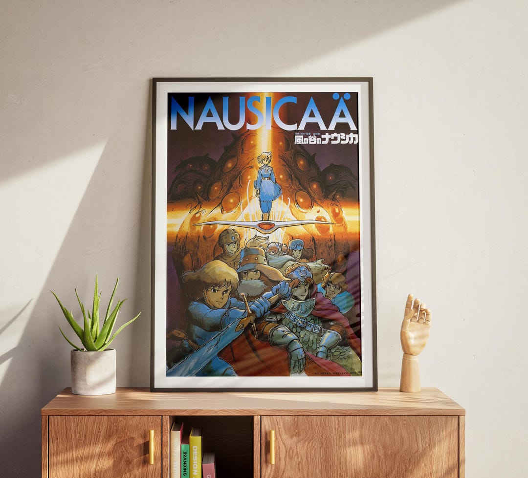 Nausicaa of the Valley of the Wind (1984) by Studio Ghibli Movie Poster, High Quality Film Print ...