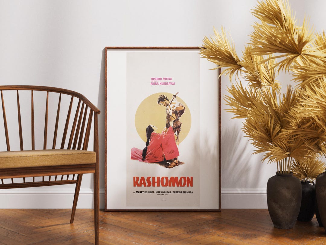 Rashomon (1950) by Akira Kurosawa Movie Poster, High Quality Custom ...