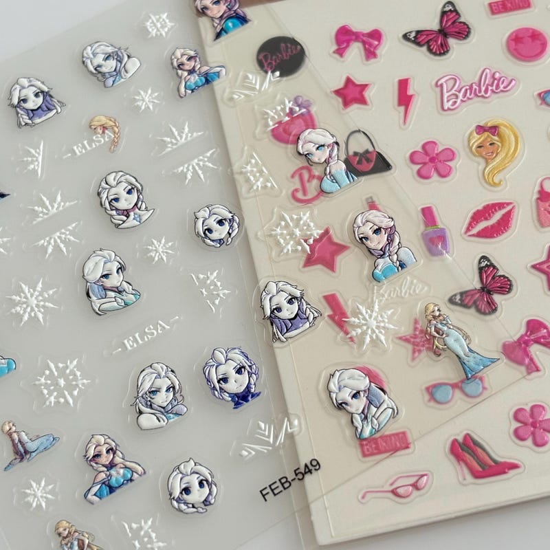 Barbie Nail Art - Etsy UK
