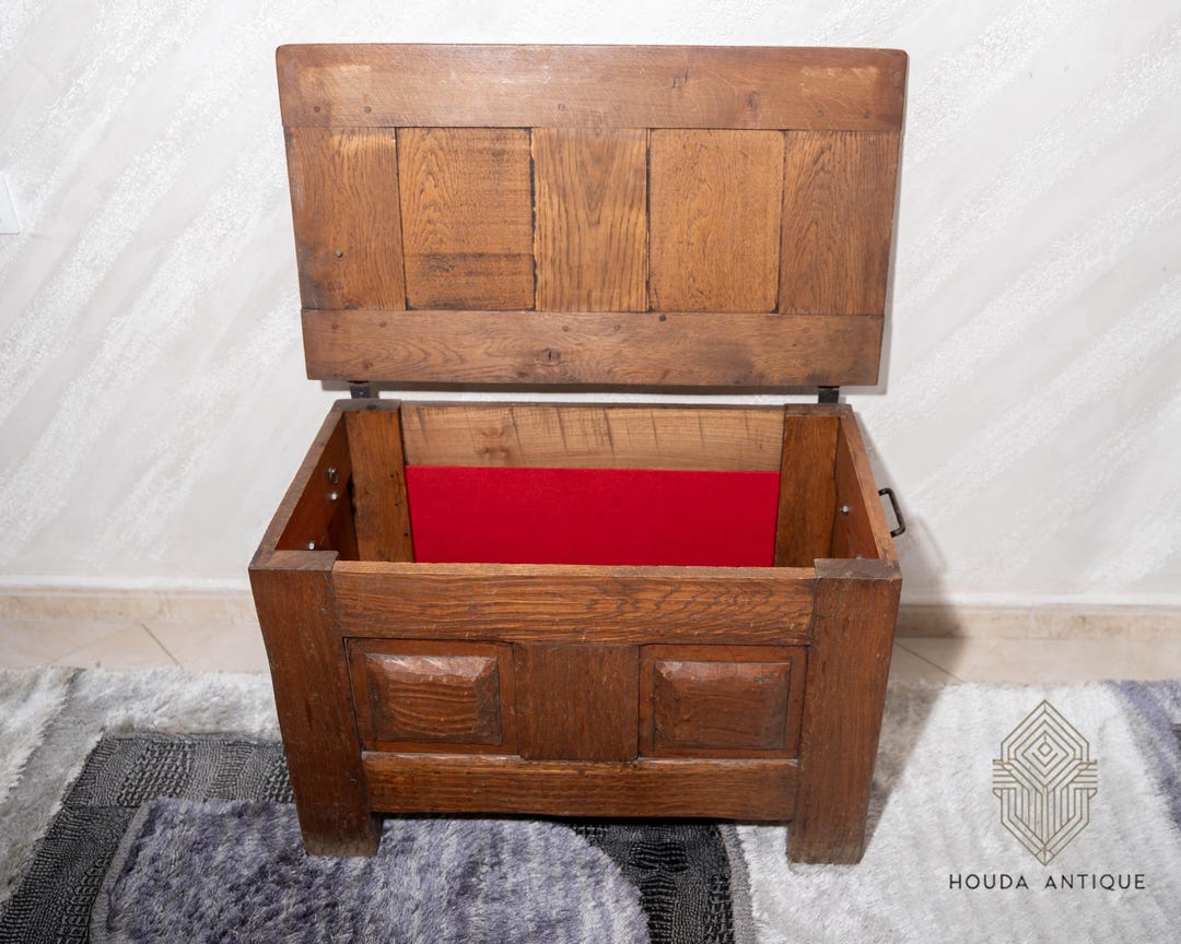 Antique Medieval Wooden Storage Box. - Etsy