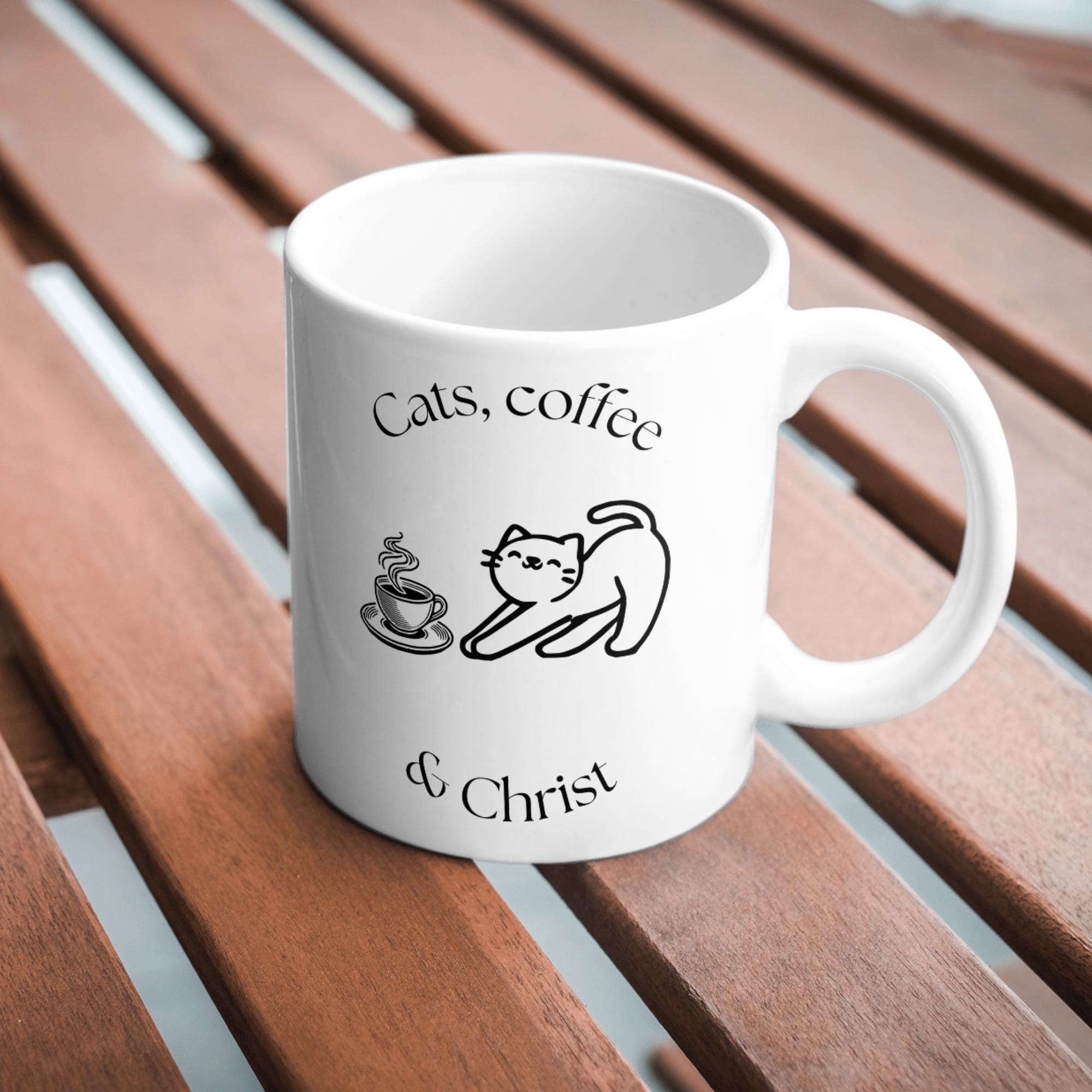 Christian Cats Svg, Christian Cats SVG, Cats Wall Decor, Cats Mug SVG ...