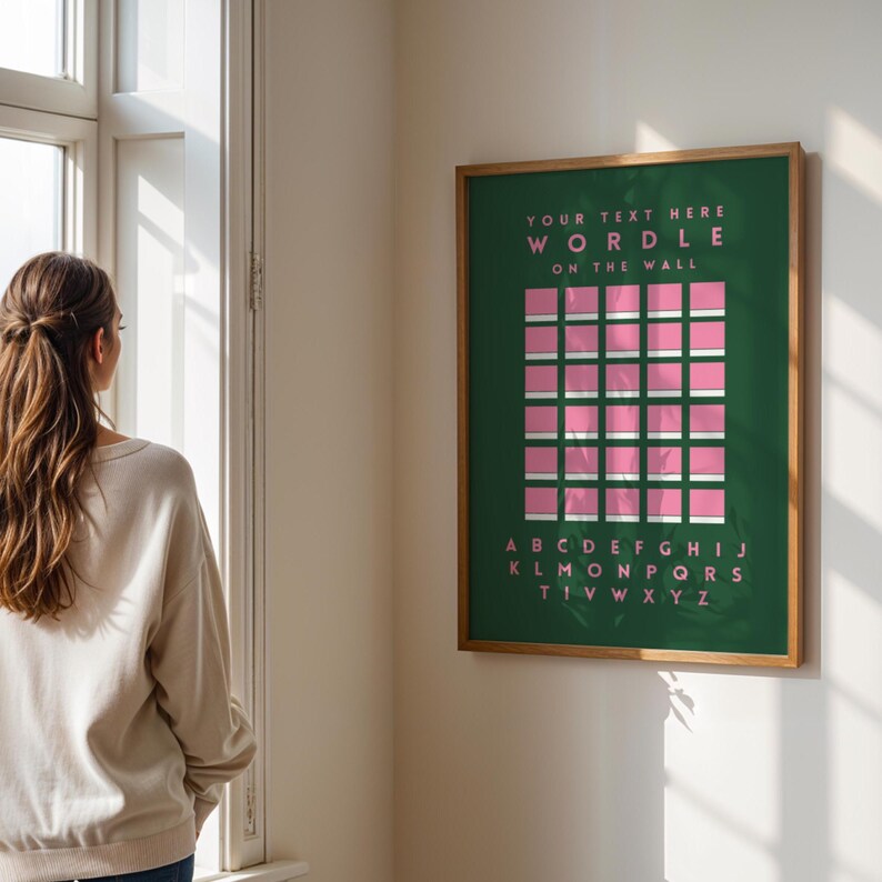 Wordle on the Wall Emerald Green (digital Print Only) - Cool ...