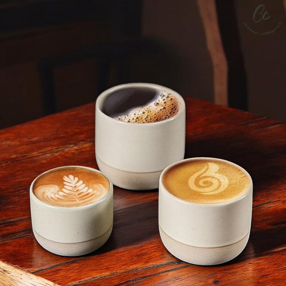 Vintage Coffee Mug - Japanese-style Ceramics Drinkware - 100ml, 180ml & 230ml Stoneware Tea Cups ...