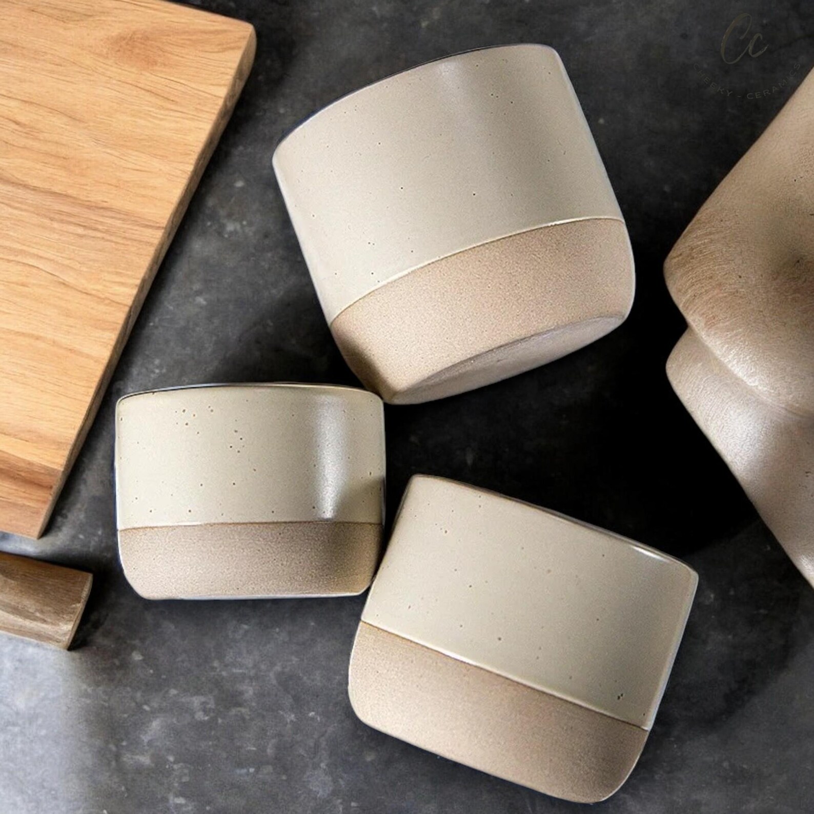 Vintage Coffee Mug - Japanese-style Ceramics Drinkware - 100ml, 180ml & 230ml Stoneware Tea Cups ...