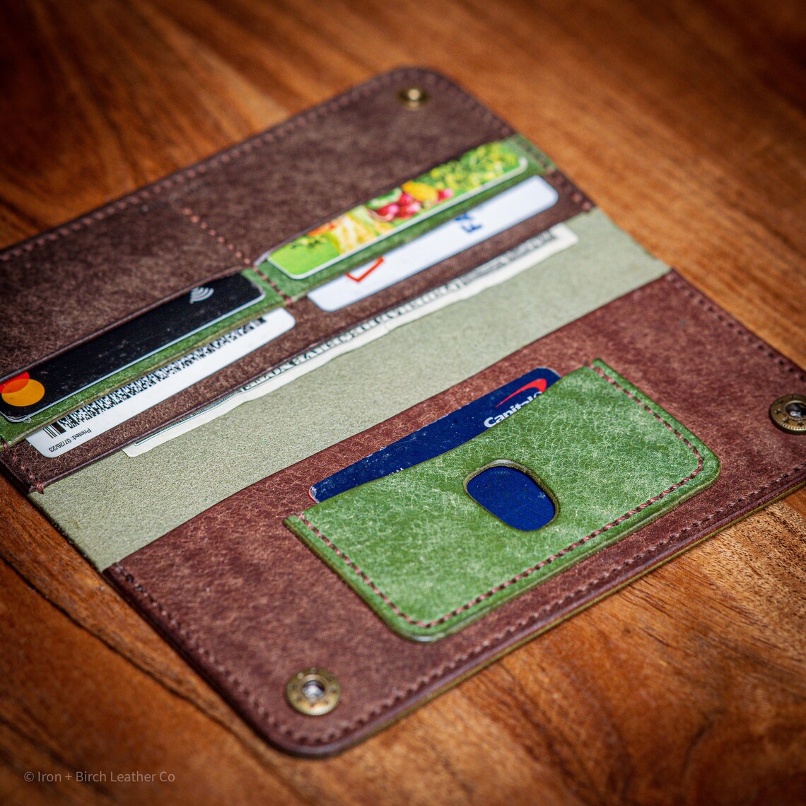 The Grove Womans Wallet , Italian Leather, Hand Made. - Etsy