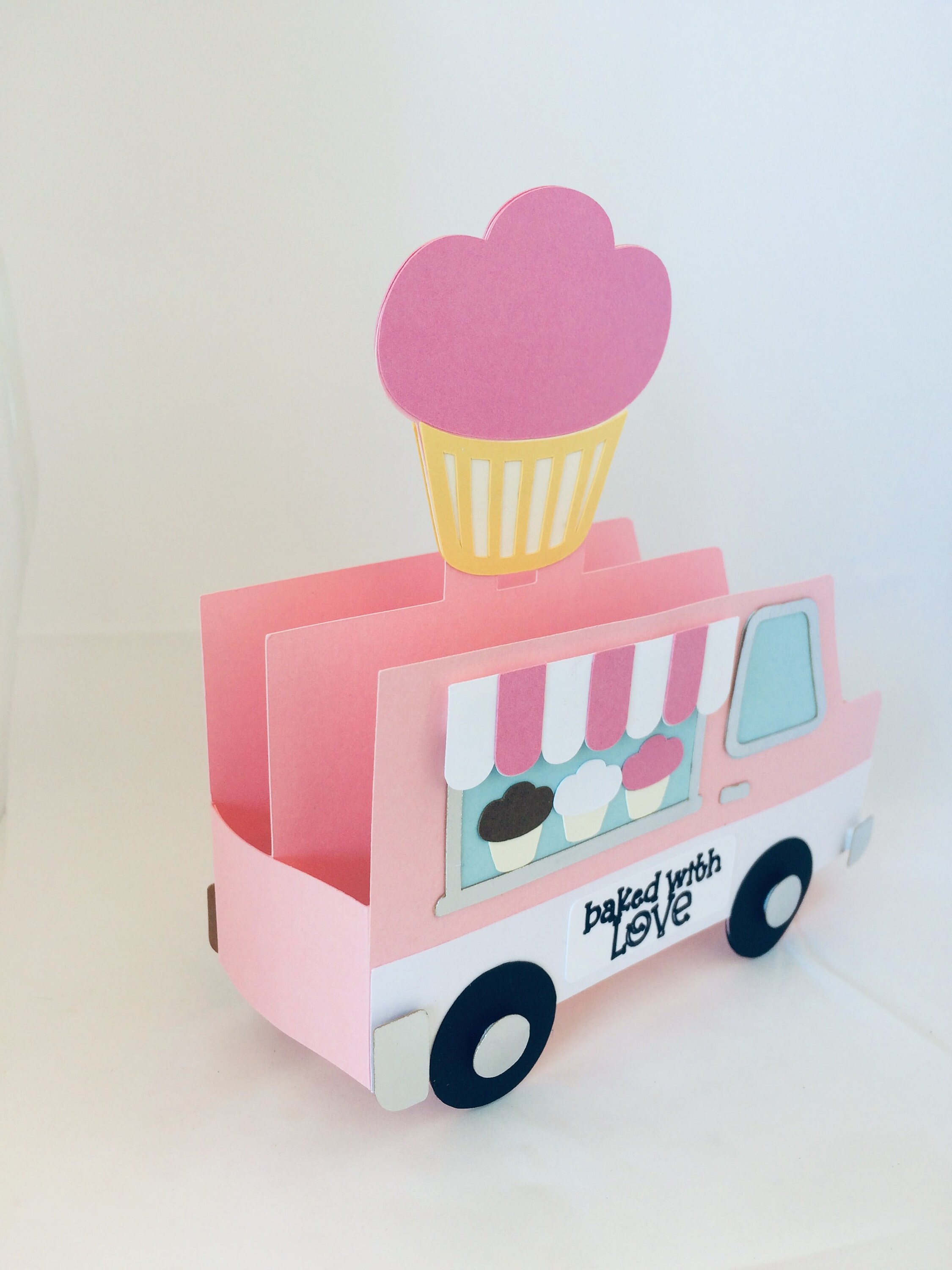 Pop up Box Card-cupcake Food Truck - Etsy