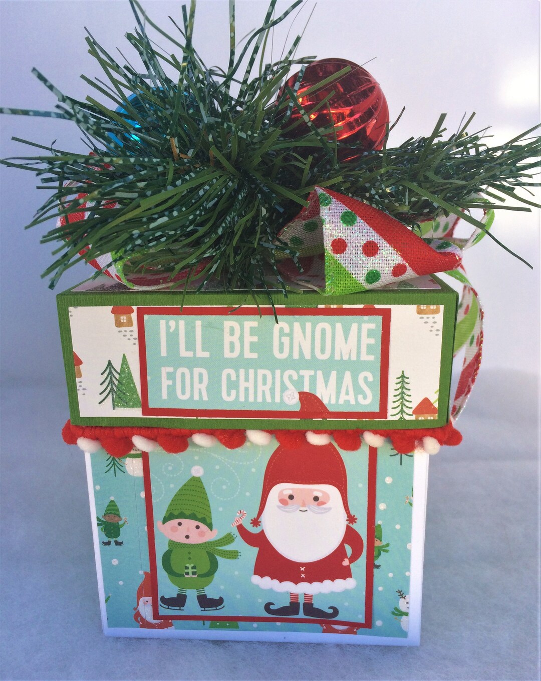 Christmas Explosion Box-gnomes - Etsy