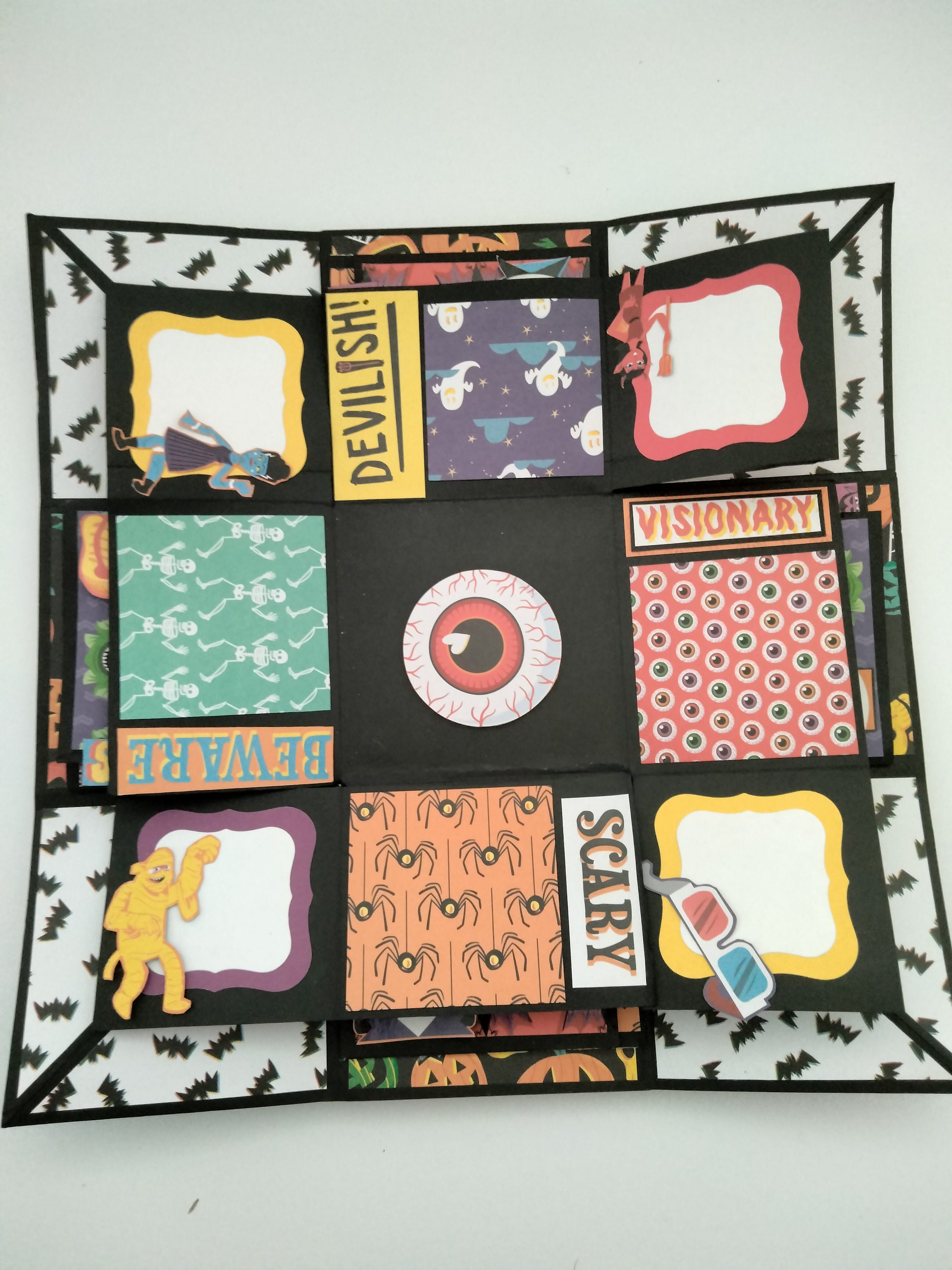 Halloween Explosion Box Monster Mash - Etsy