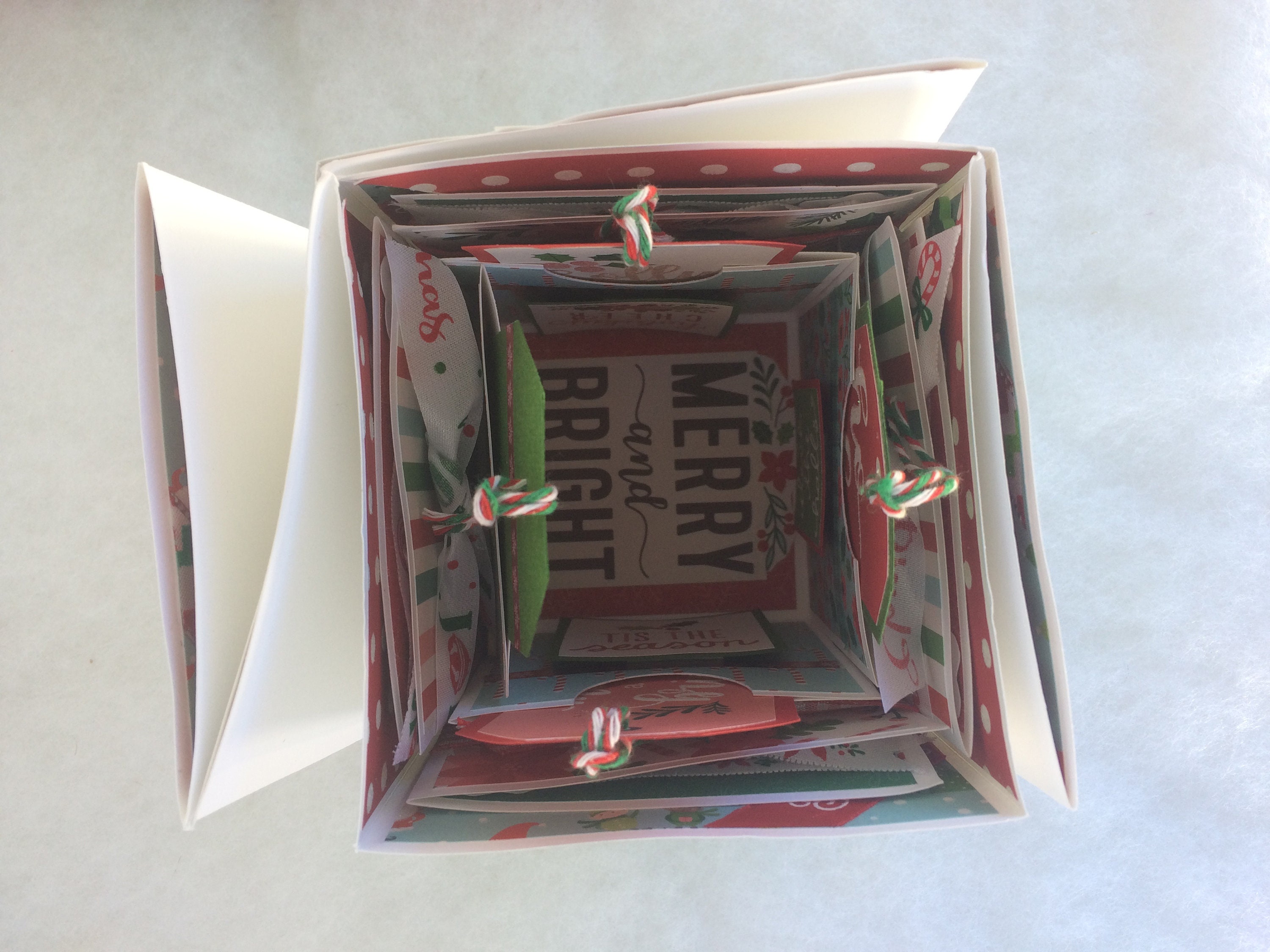 Christmas Explosion Box-gnomes - Etsy