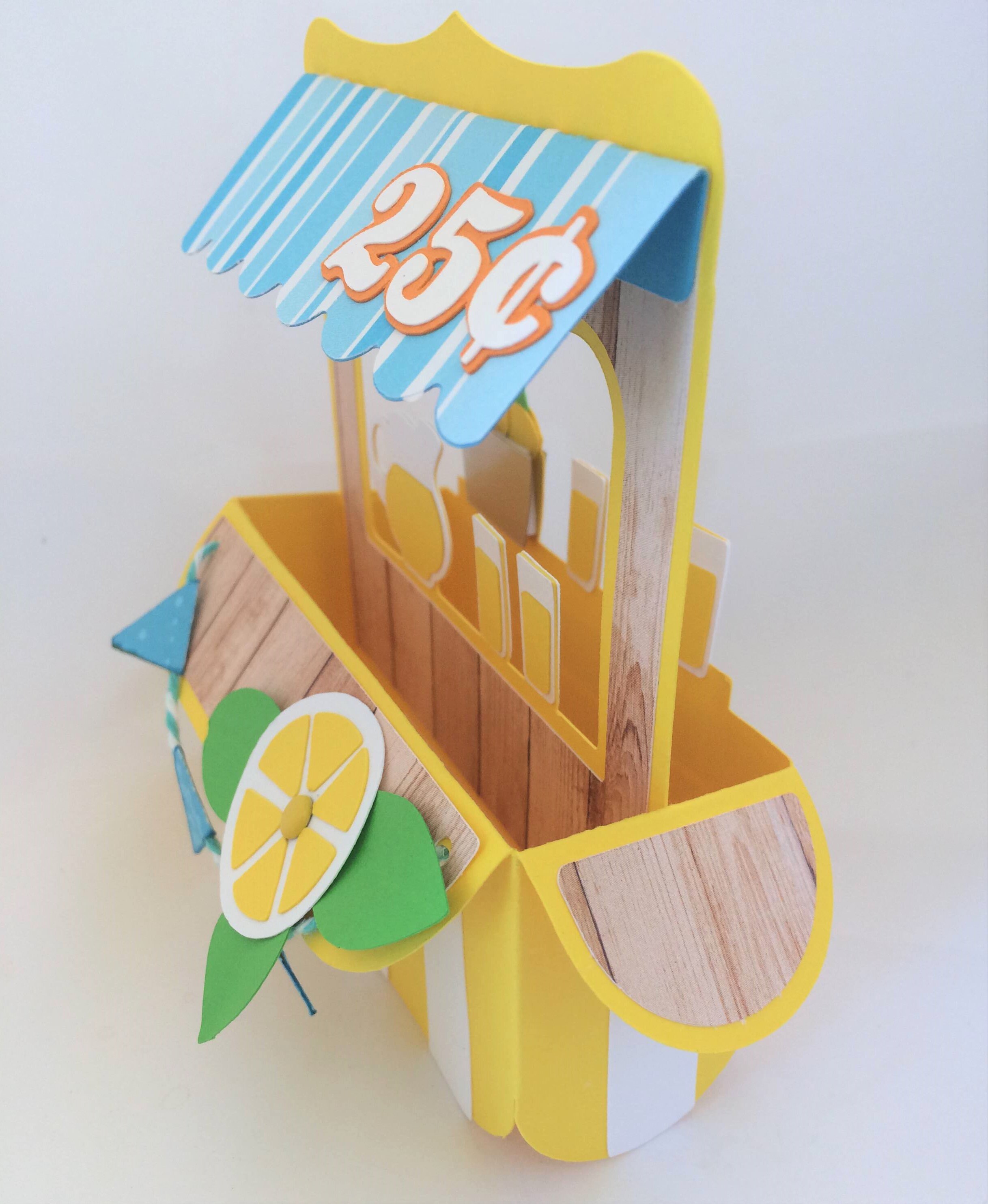 Pop up Box Card-lemonade Stand - Etsy
