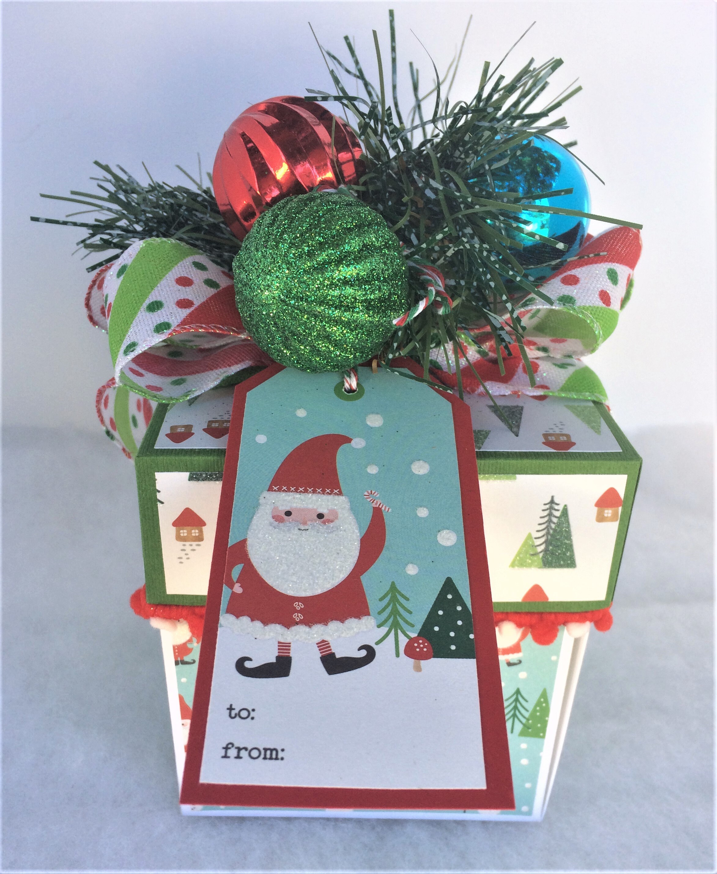 Christmas Explosion Box-gnomes - Etsy