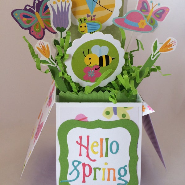 Flower Pop up Card - Etsy