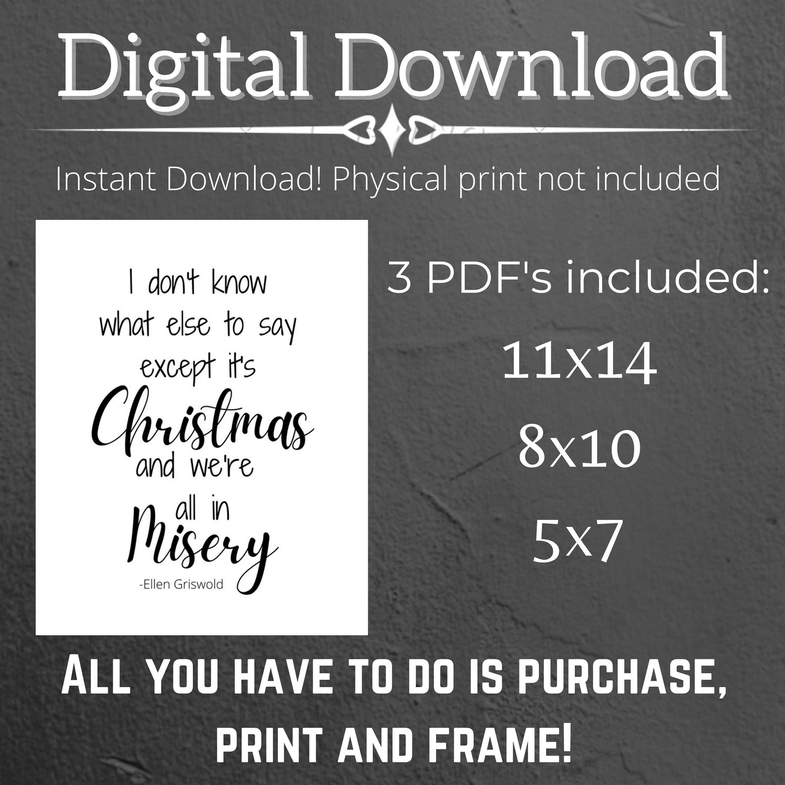 Christmas Vacation Quote Instant Download Ellen Griswold Wall Decor christmas-vacation-quote-instant-download-ellen-griswold-wall-decor