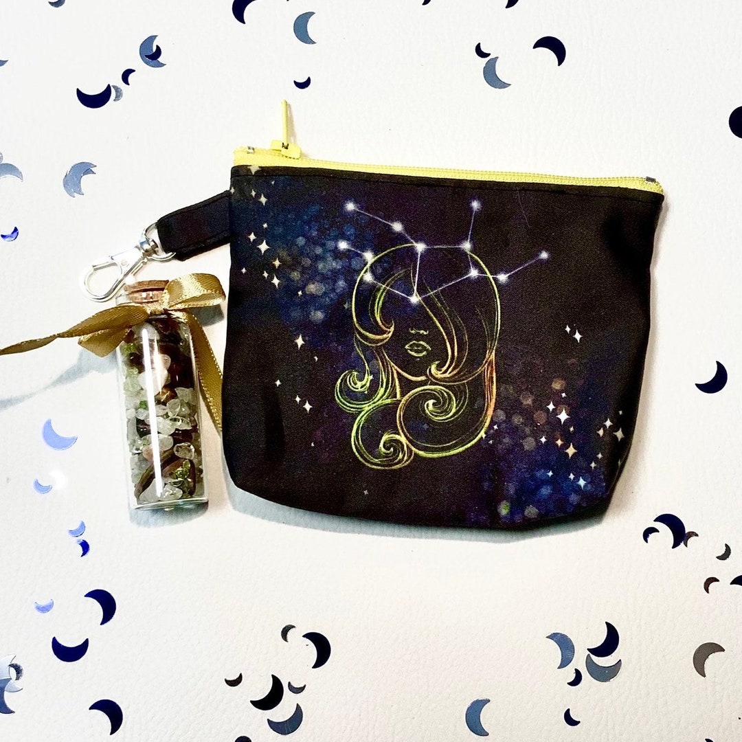 SIDERALIS Collection VIRGO Handmade Coin Purse With Zodiac Signs ...