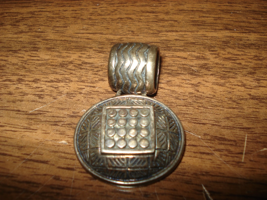 Vtg NF 925 Thailand Sterling Silver Pendant Necklace - Etsy