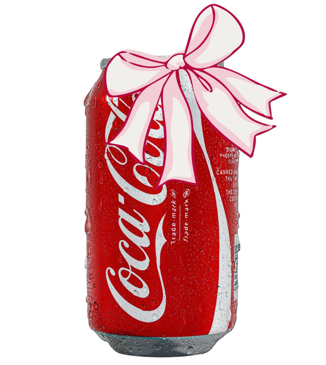 Pink Bow Coke Png. - Etsy