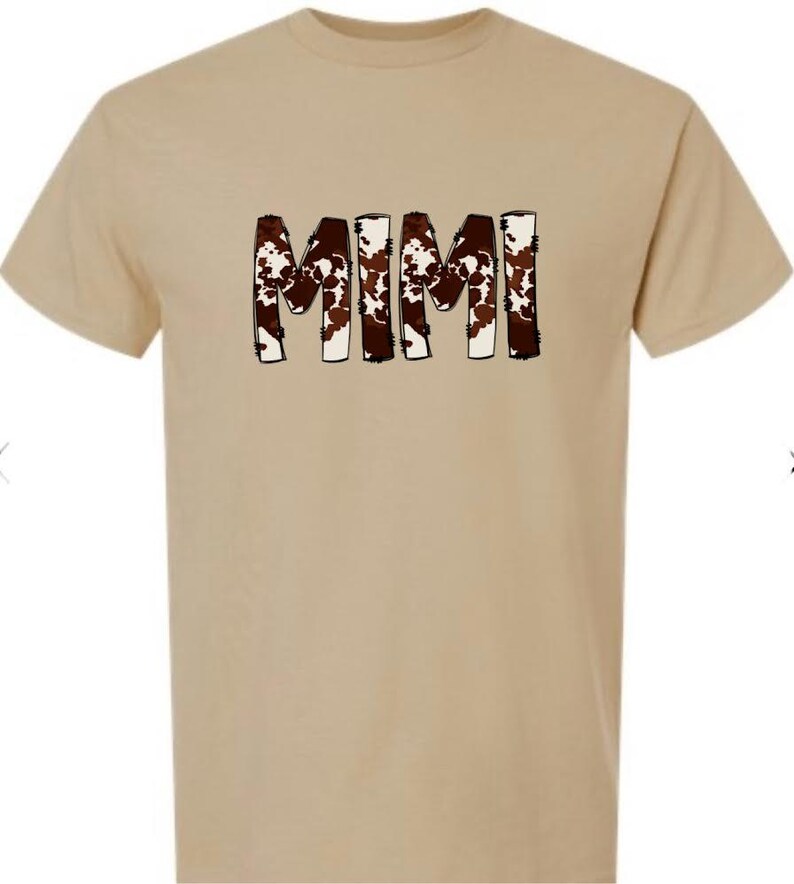 Cow Print MIMI Png. - Etsy