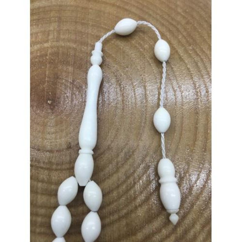 Elegant Camel Bone Tesbih, Turkish Prayer Beads, 33 Pcs Islamic Misbaha ...